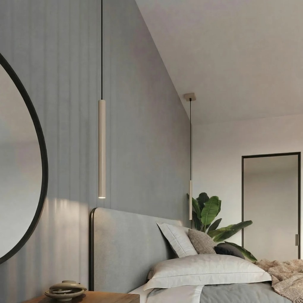 Sollux Lighting Závěsné svítidlo PASTELO 1 šedobéžové