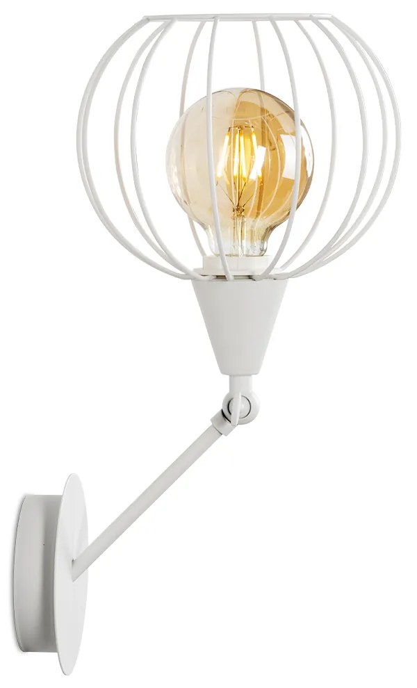 Light for home - Nástěnné svítidlo 40511 "MATRIX", 1x60W, E27, Bílá
