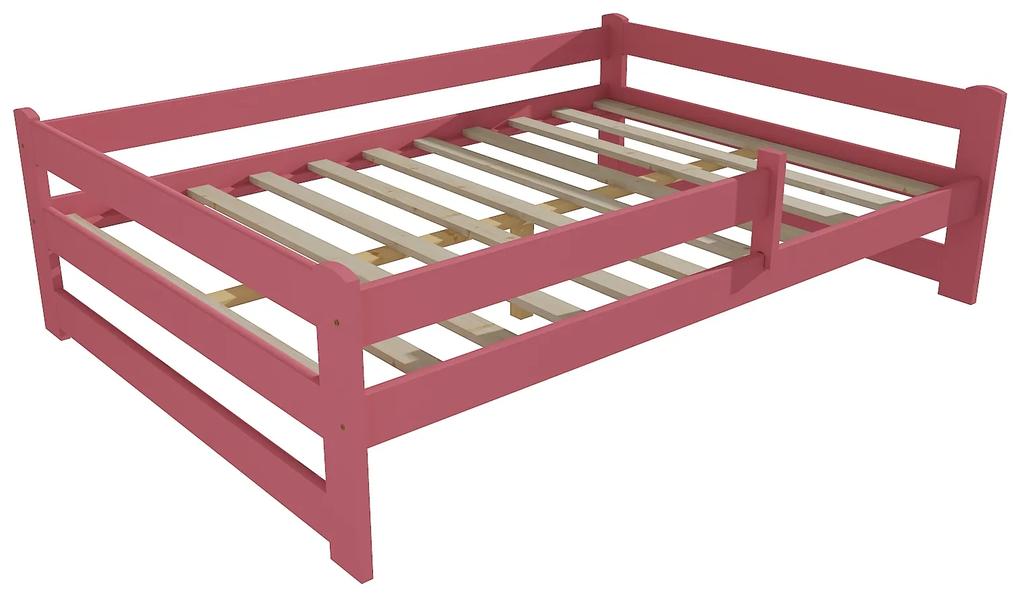 Vomaks Dětská postel DP 019 XL se zábranou Rozměr: 140 x 200 cm, Barva: barva šedá