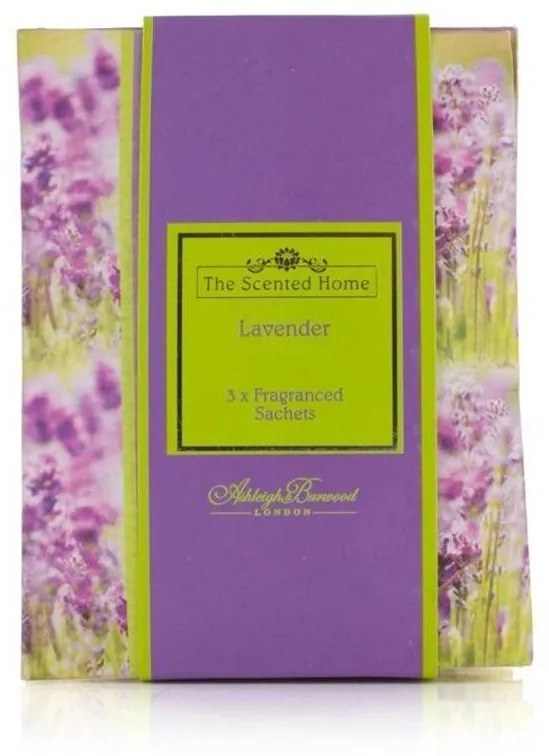 ASHLEIGH & BURWOOD Vonné sáčky LAVENDER (levandule) 3 ks (THE SCENTED HOME)