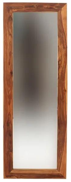 Indický nábytek - Zrcadlo Gani 60x170 z indického masivu palisandr Only stain