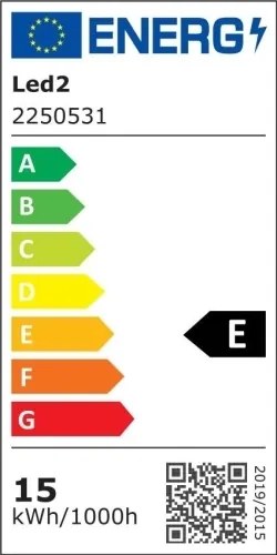 Zápustné LED svítidlo LED2 ZETA S bílé 10W 3000K 2250531