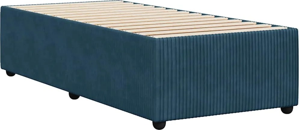 Rám postele modrý 90 x 200 cm samet 3284986