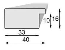 Stojací zrcadlo 46x146 cm Florence – Styler