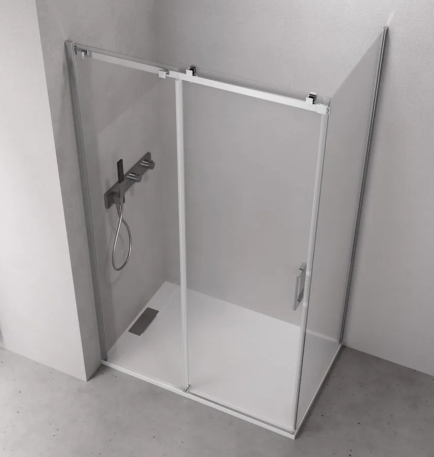 Polysan Polysan, THRON LINE boční stěna, 900 mm, čiré sklo, TL3090
