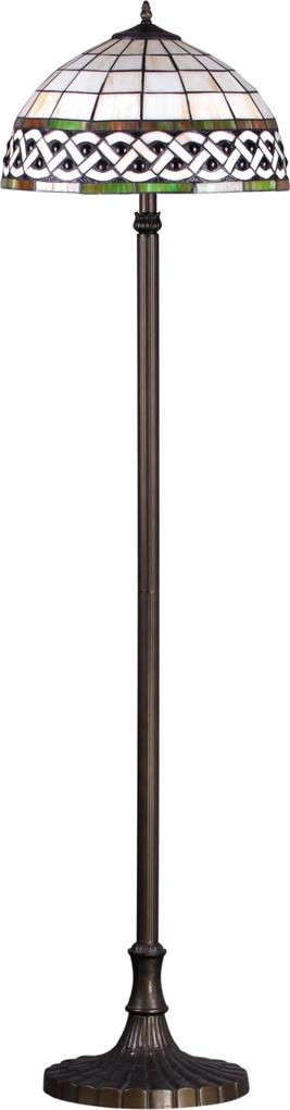 Kaja Tifany stojací lampa 1x60 W vícebarevná K-F182208