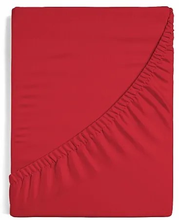 Matějovský napínací prostěradlo jersey Červené na matraci: 140 x 200 cm