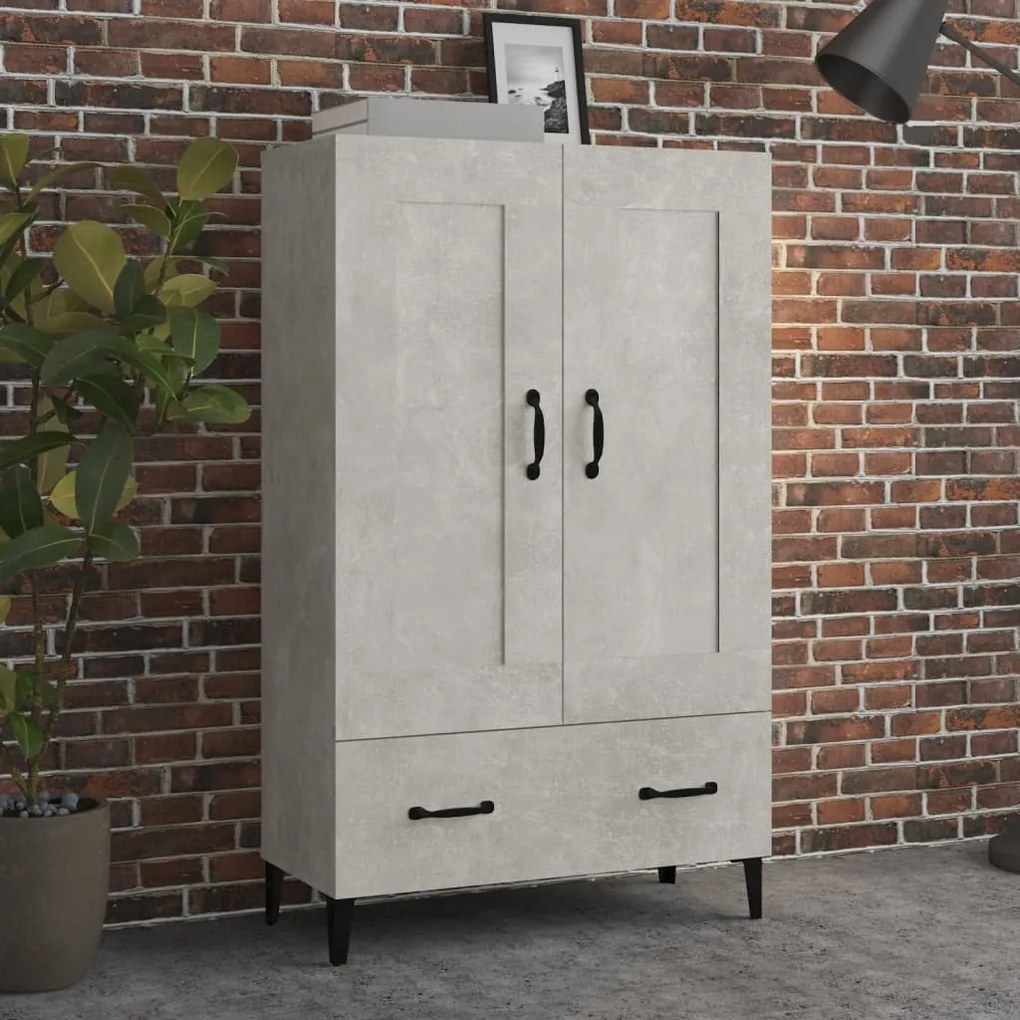 vidaXL Highboard 70 x 31 x 115 cm kompozitní dřevo [812577] Barva: šedá sonoma