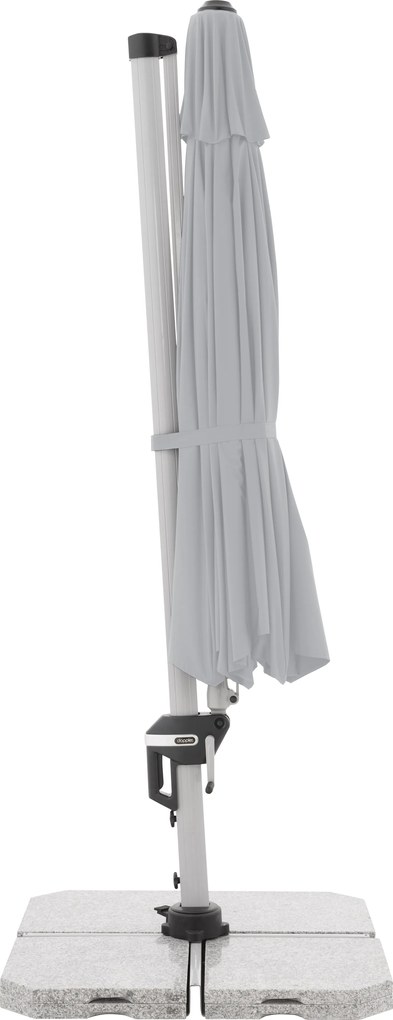 Doppler ACTIVE 370 cm - výkyvný zahradní slunečník s boční tyčí - Rozbalené zboží (S324)