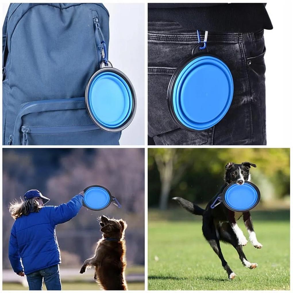 EDCO Cestovní miska pro psa, modrá
