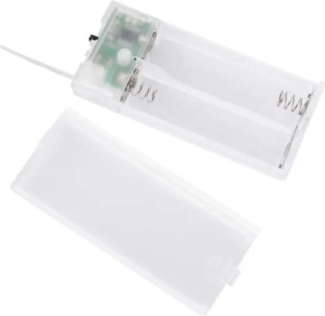 LED dřevěná dekorace vesnička 60cm EMOS DCWW41 2xAA teplá bílá časovač