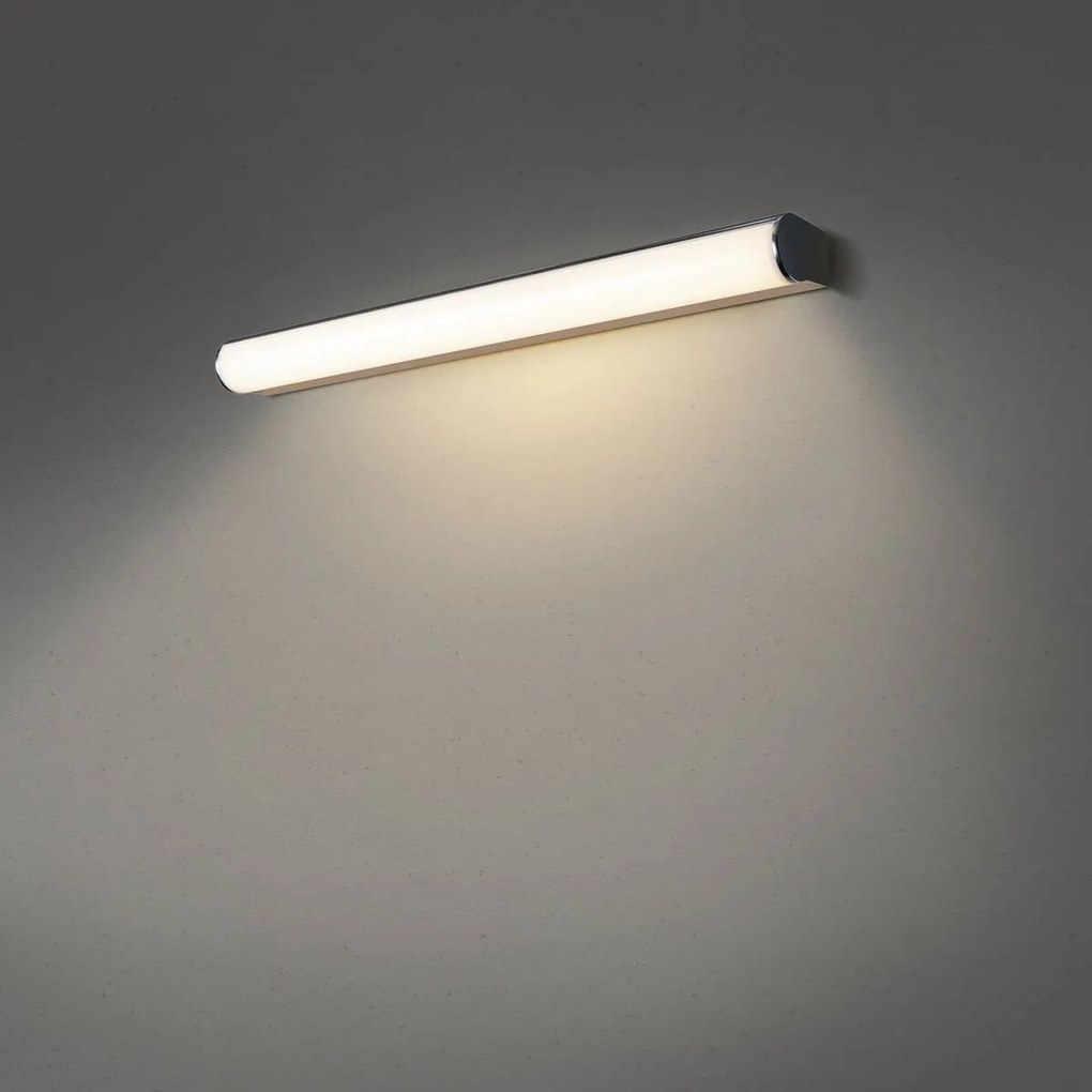 LA 1002191 VÝPRODEJ VZORKU MARYLIN, LED venkovní nástěnné nástavbové svítidlo, chrom, IP44, 3000K, 15W - BIG WHITE (SLV)
