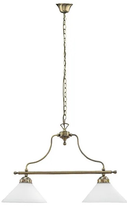 Rabalux Závěsný lustr Marian 2x60W/E27/230V/IP20 - bronz