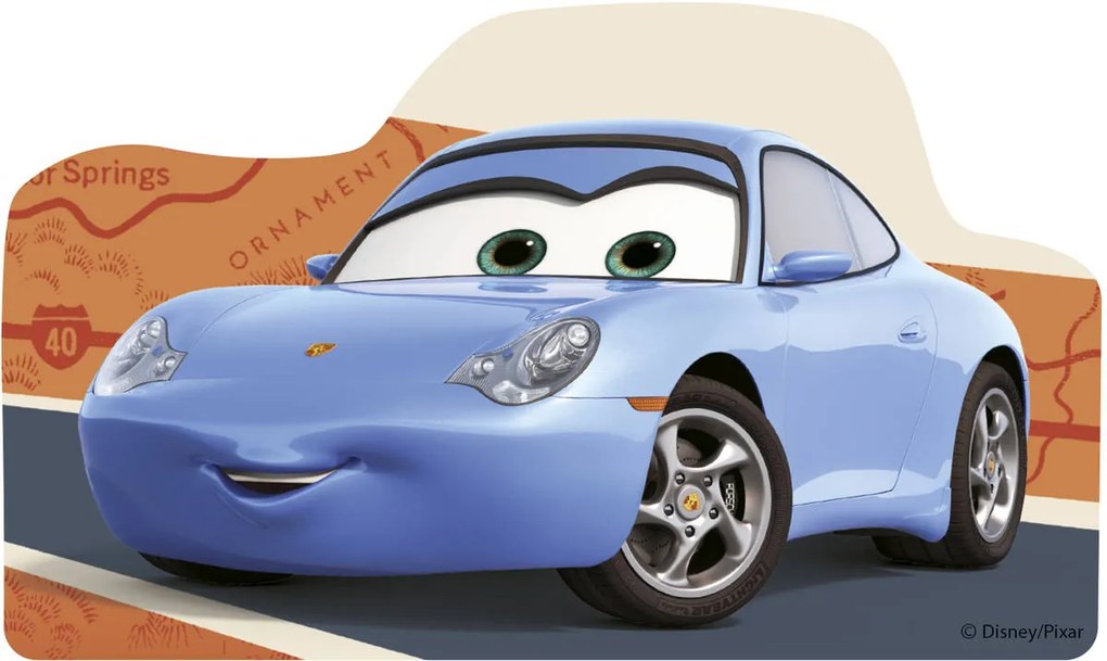 DINO Puzzle Auta na cestě (Cars) 4x54 dílků 19x13cm skládačka dn333284