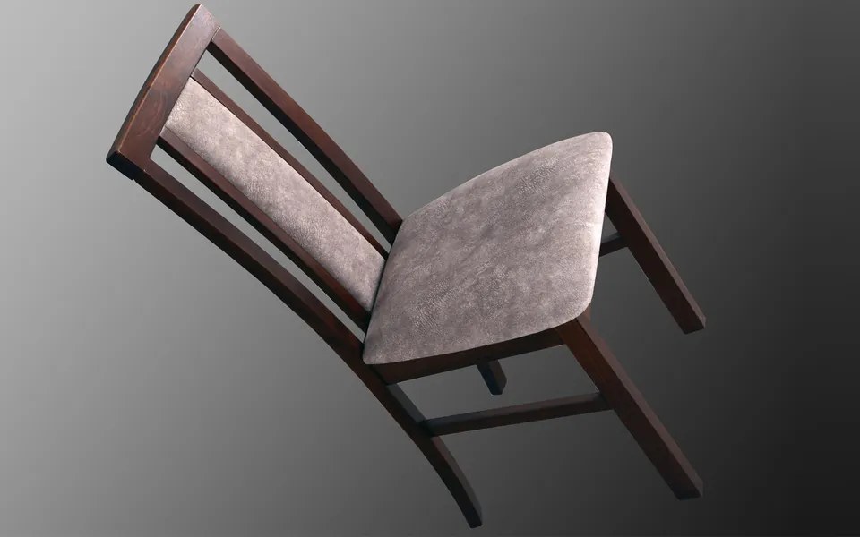 Drewmix jídelní židle MILANO 7 + doprava zdarma  dřevo: bílá, potahový materiál: látka