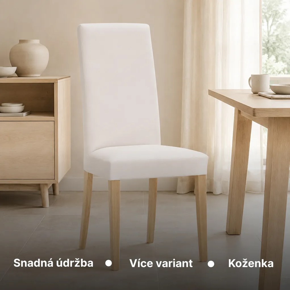 Stima Jídelní židle NANCY dub sonoma / koženka grigio
