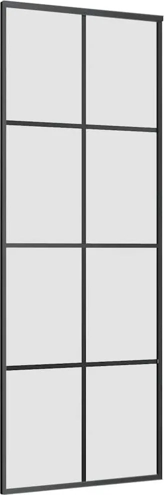 Posuvné dveře se sadou kování černé 76x205 cm ESG Glass 3375863