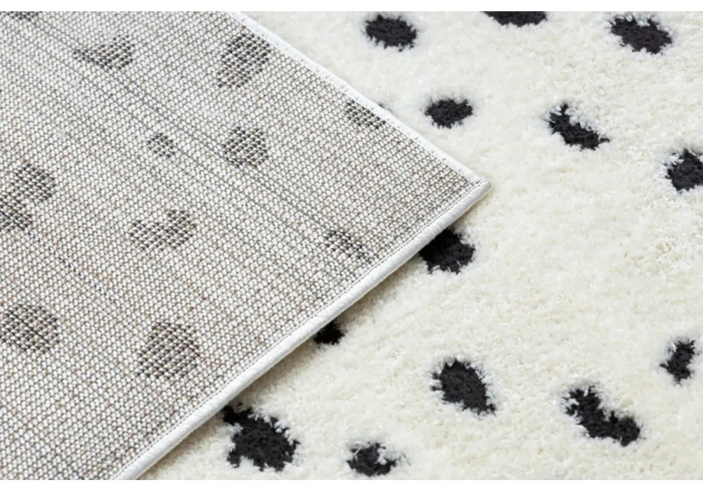Kusový koberec Catal krémovočerný 240x330cm