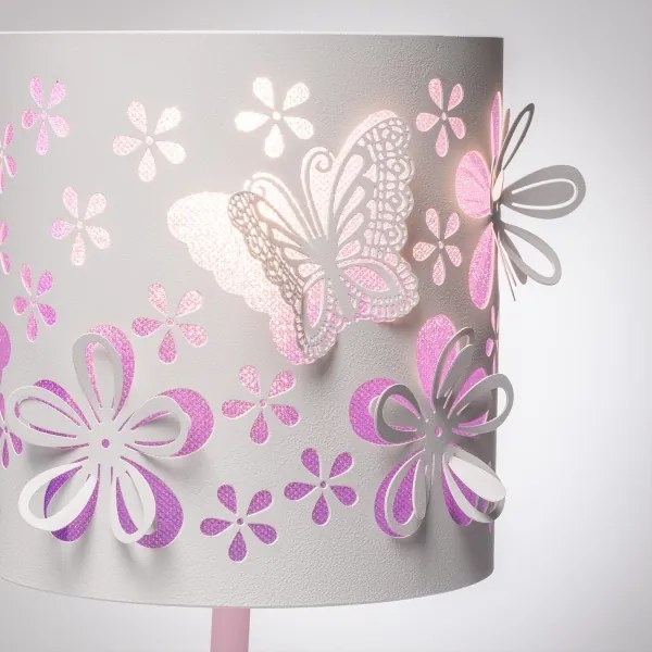 ONLI - Dětská lampička TITILLA 1xE14/6W/230V 22 cm fialová/bílá
