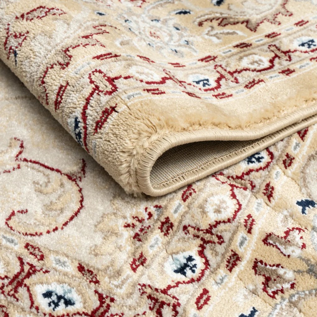 Angel Carpet, Kusový koberec Sultan 26 Beige, 80x150, béžová, kancelář