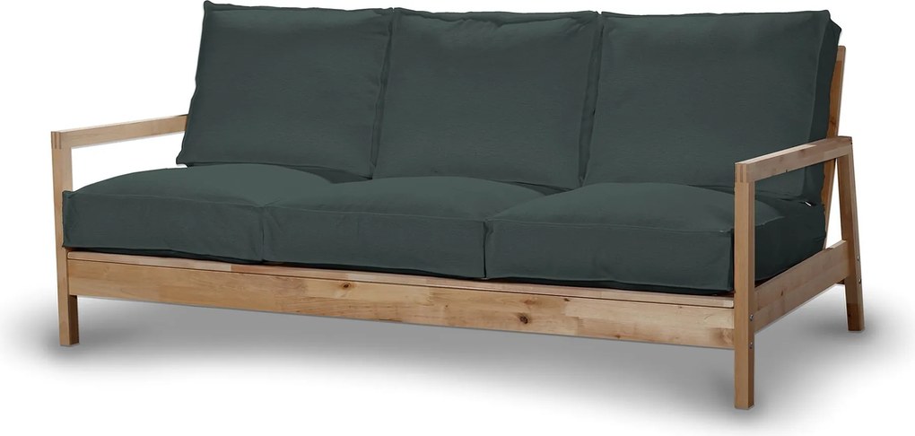 Potah na pohovku IKEA  Lillberg 3-místná nerozkládací barva zelená látka sametová