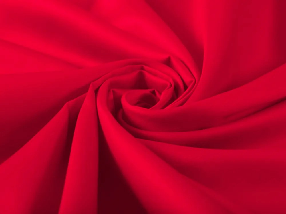 Biante Bavlněný saténový povlak na polštář s lemem ST-010 Sytě červený 30 x 50 cm