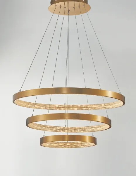 LED lustr Preston 180 zlaté