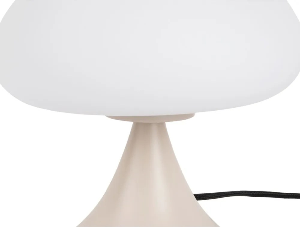 Šedá stolní lampa (výška 21 cm) Hongo – Leitmotiv