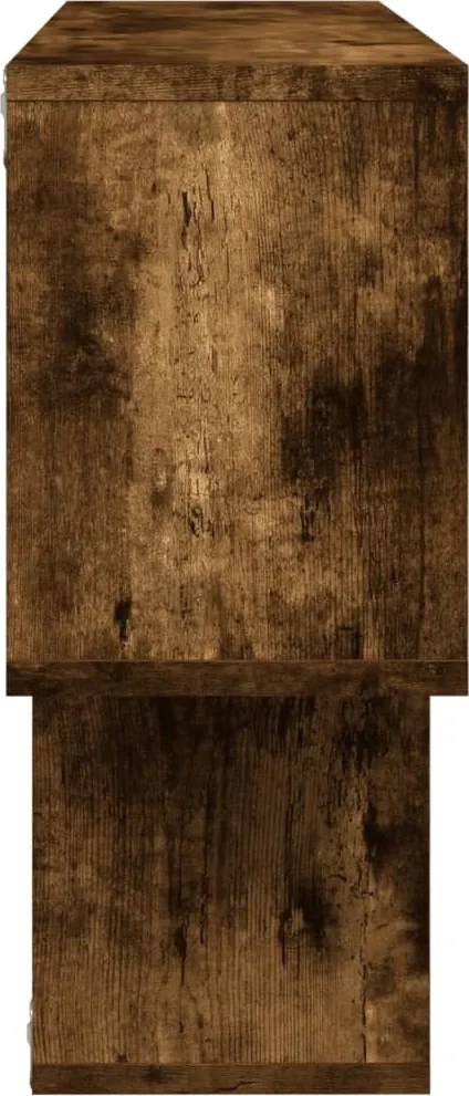 vidaXL Nástěnná police 100 x 20 x 53 cm kompozitní dřevo [848019] Barva: Bílá