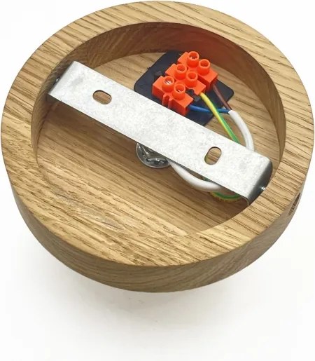 Stropní svítidlo JULL WOOD 1xE27/15W/230V dub/čirá pr. 34 cm