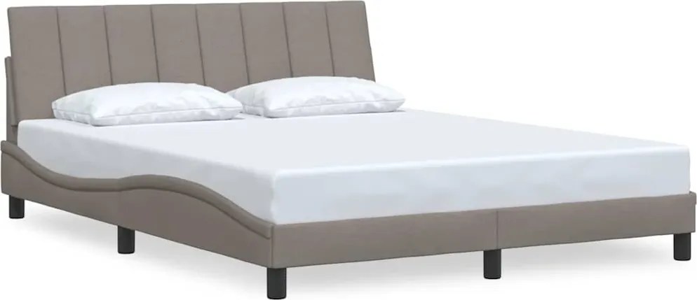 Rám postele bez matrace Hanko taupe 160 x 200 cm textil 3310402