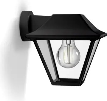 Philips Alpenglow 16495/30/PN černá / Venkovní nástěnné svítidlo / E27