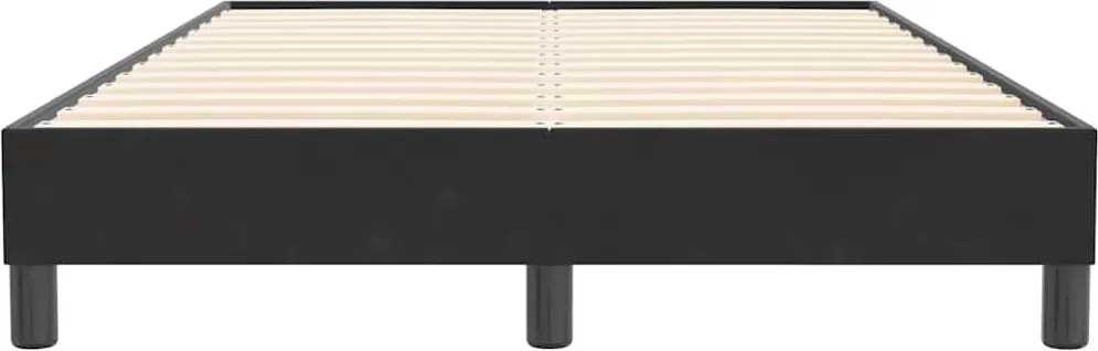 Postel Box Spring bez matrace černá 120x210 cm samet 3315821