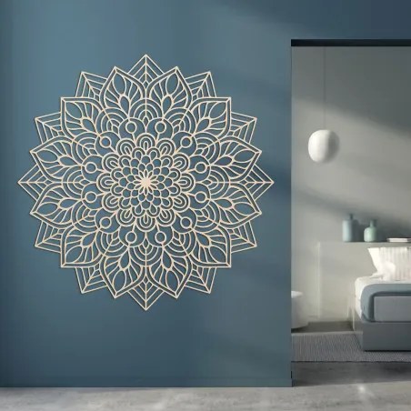 Dřevěná mandala na zeď harmonická energie I SENTOP PR0319-A