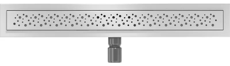Mexen Flat nerezový sprchový žlab 60 cm vzor M12, 1021060-15