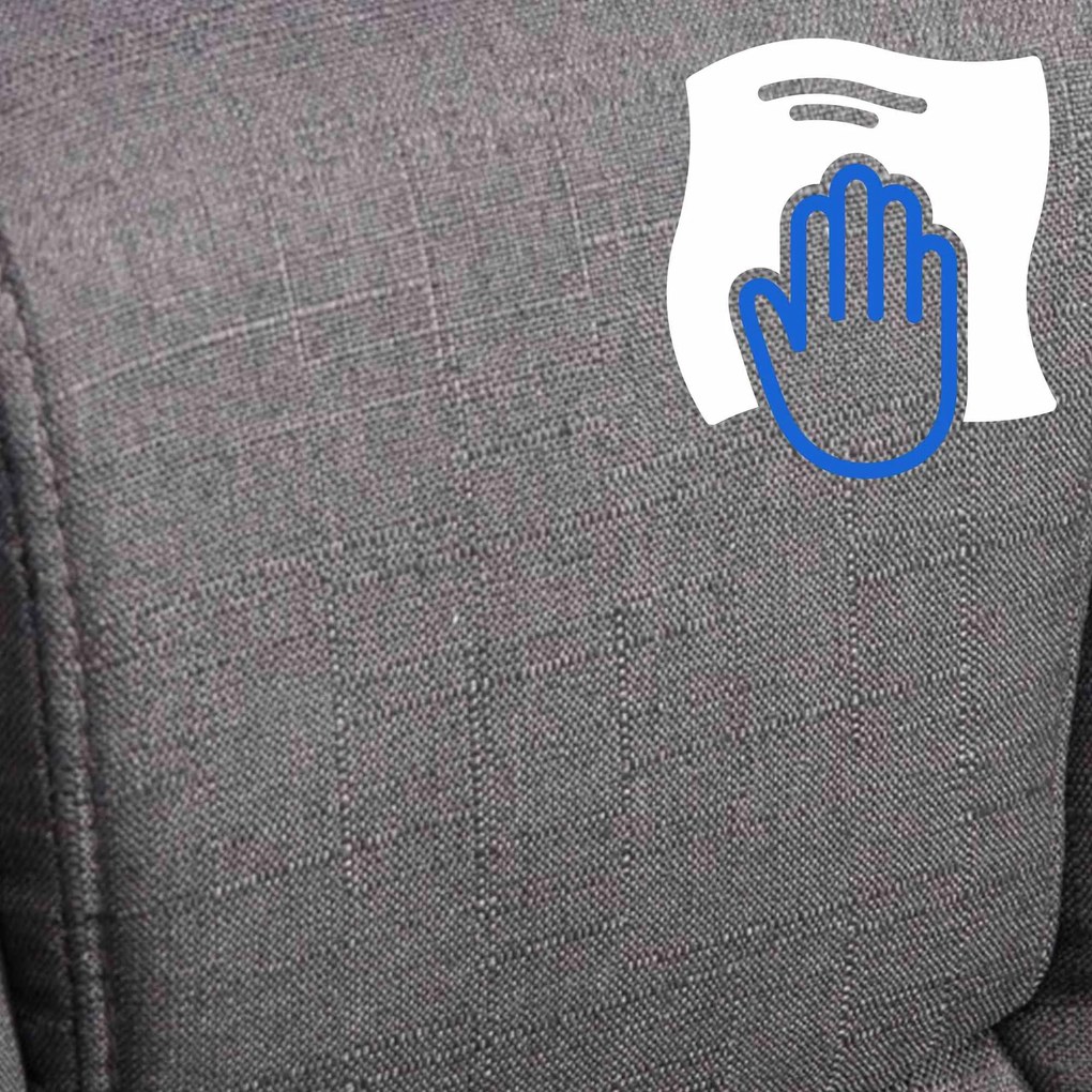 Kancelářská židle BIG Xanthos látka – tmavě šedá