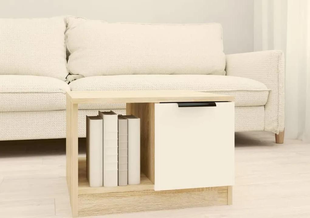 vidaXL Konferenční stolek 50 x 50 x 36 cm kompozitní dřevo [811340] Barva: Betonová šedá
