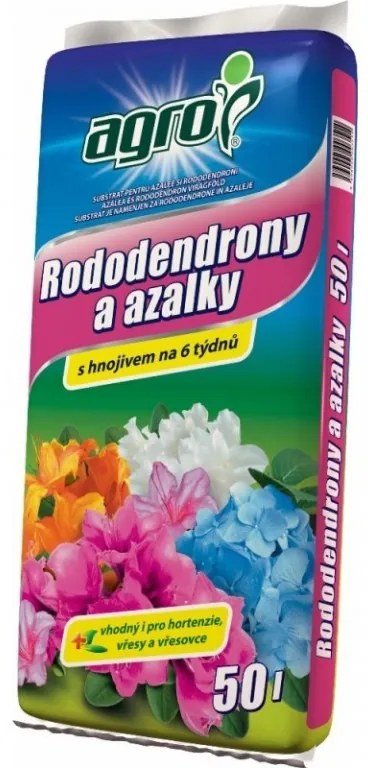 AGRO substrát pro rododendrony a azalky 50 l