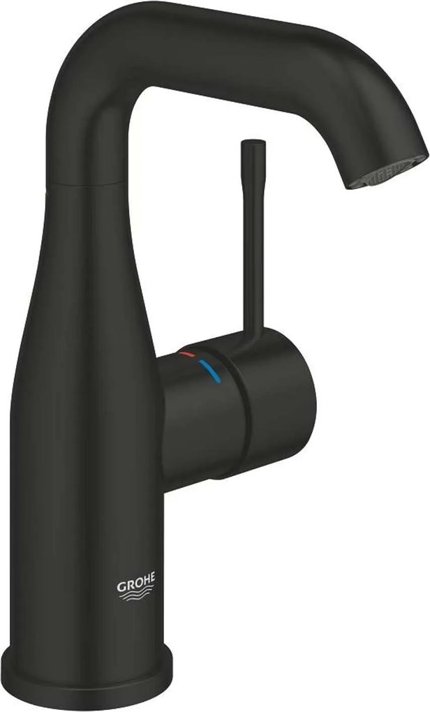 Grohe Essence New - Umyvadlová baterie s výpustí Push-Open, matná černá 237982431