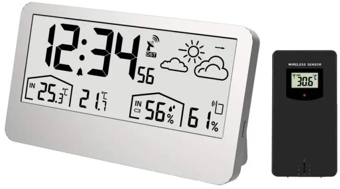 JVD Digitální rádiem řízená meteorologická stanice JVD RB3407.2