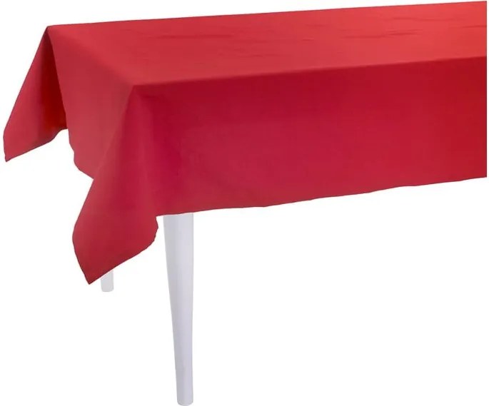 Červený ubrus Apolena Plain Red, 170 x 170 cm