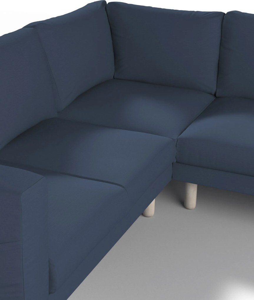 Potah na pohovku IKEA Norsborg rohová 4-místná barva tmavě modrá