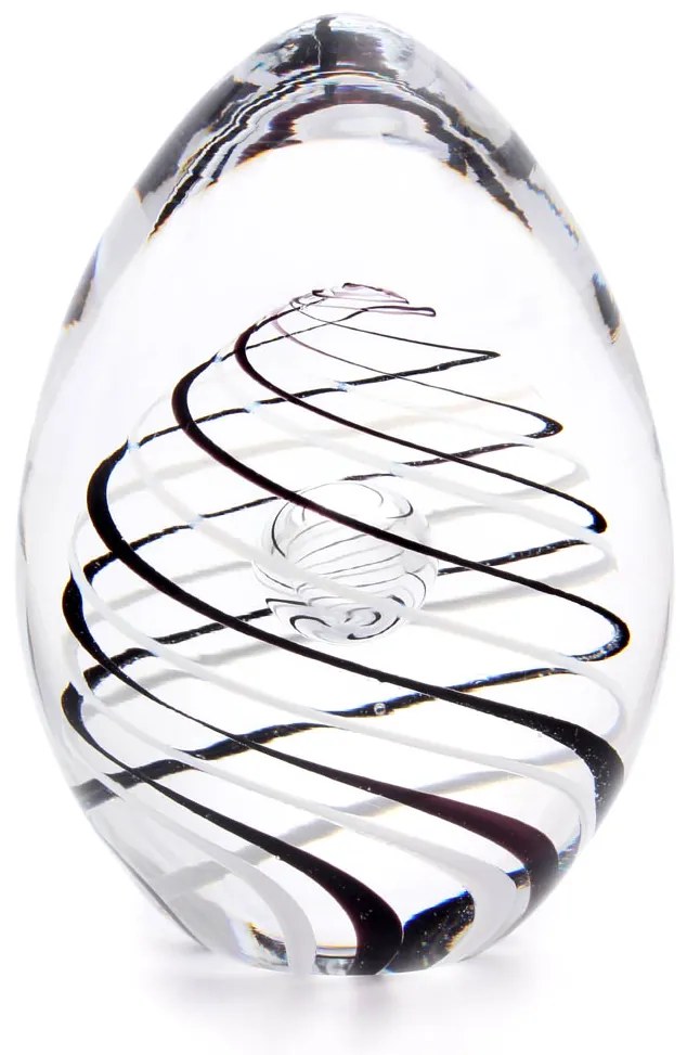 Skleněné těžítko - dekor 01, Modrá/Modrá světlá, 10 cm | České sklo od Artcristal Bohemia