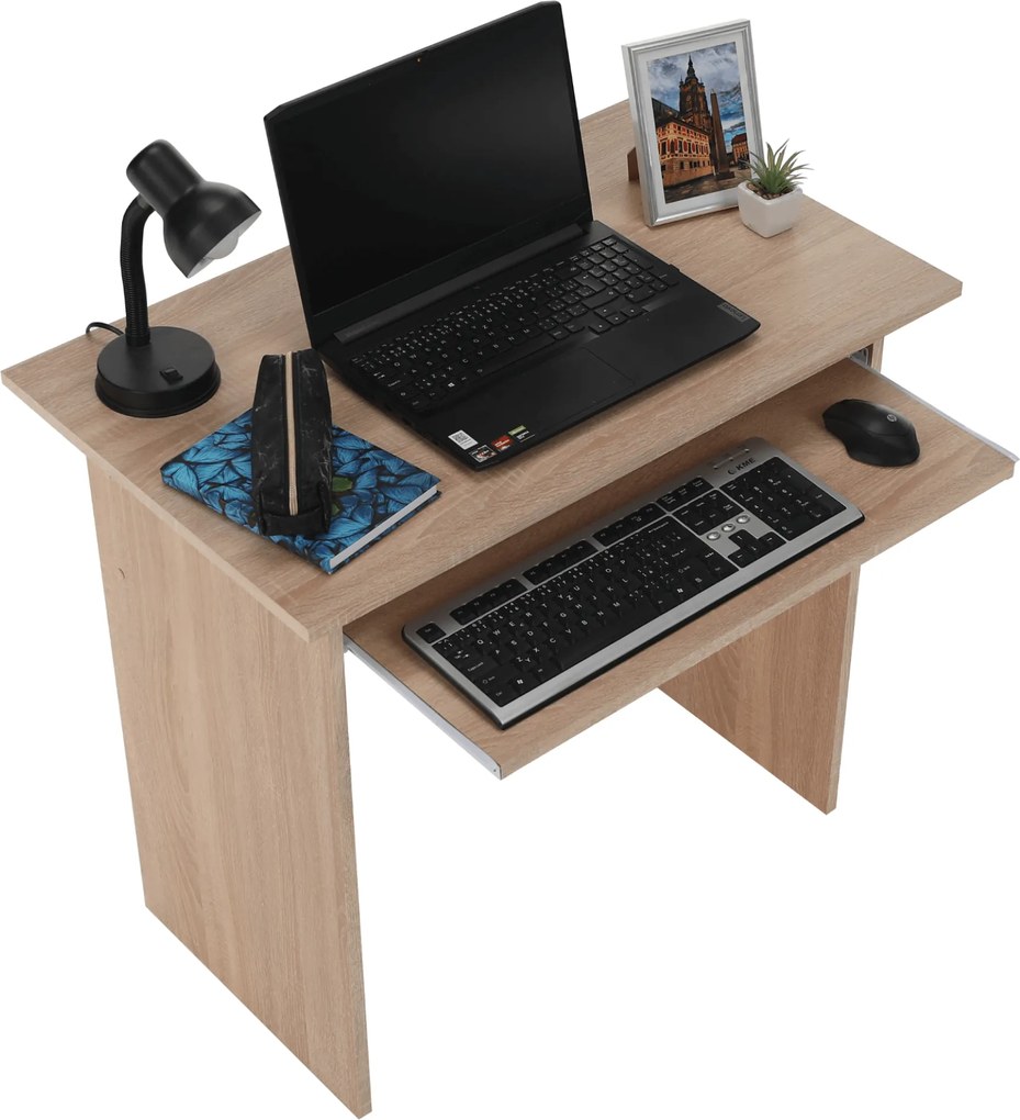 PC stůl, dub sonoma, VERNER NEW
