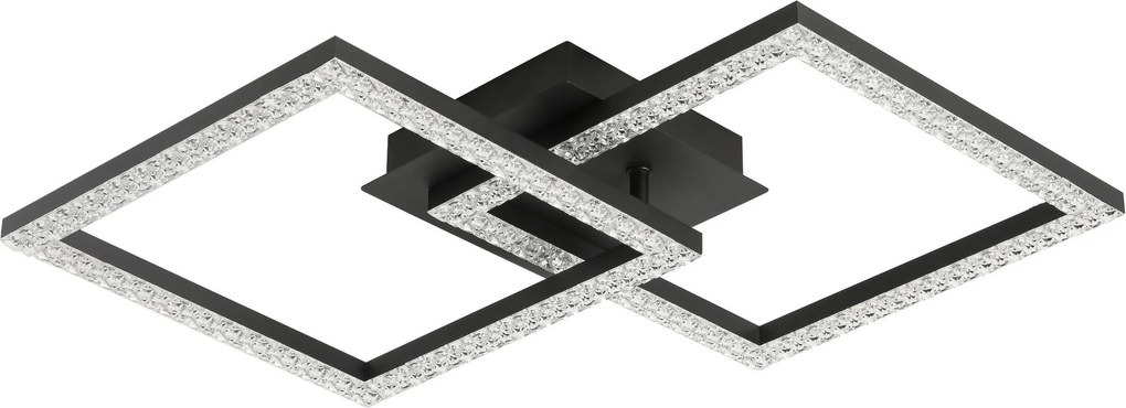 XXXLutz STROPNÍ LED SVÍTIDLO, 57,5/35,8/8 cm Novel - Stropní svítidla - 008227152901