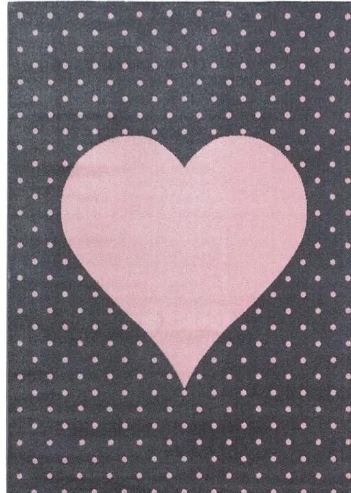 Dětský kusový koberec Bambi 830 pink - 160 x 230 cm