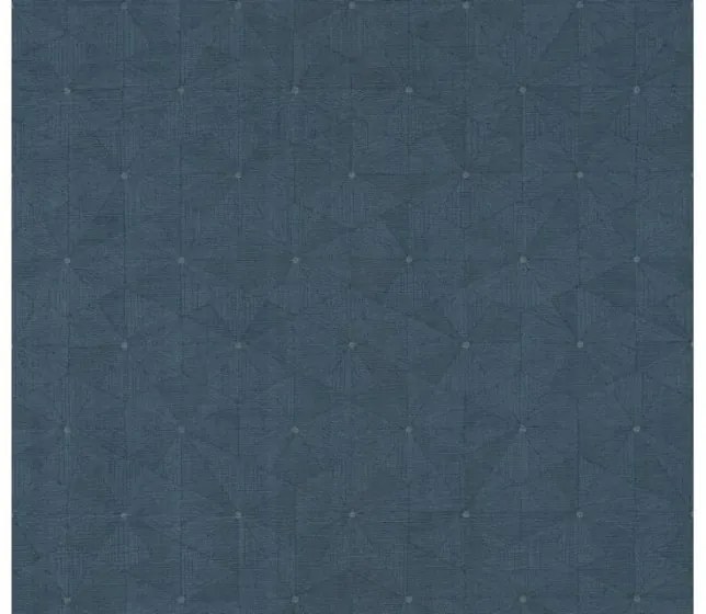 35895-6 tapety na zeď Four Season | 0,53 x 10,05 m | modrá, metalická