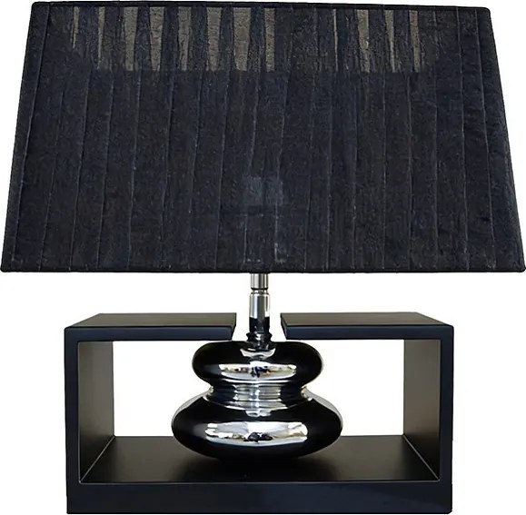 Designová stolní lampa Kamaria 35 cm černá