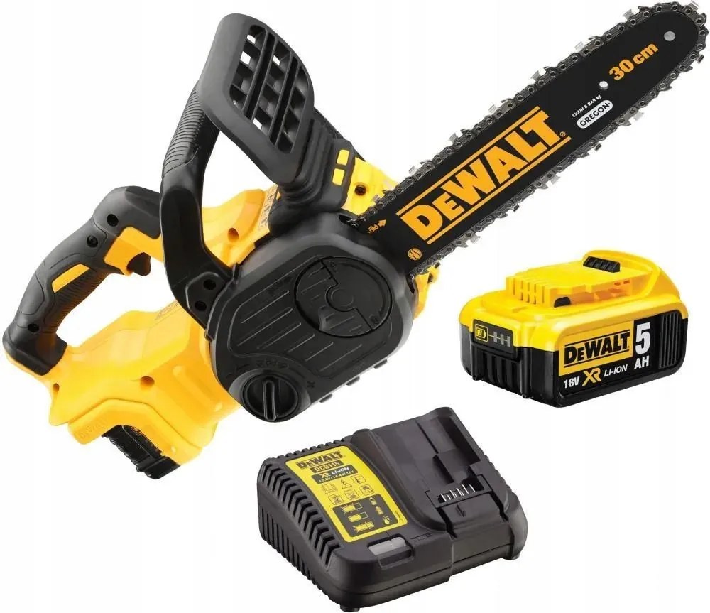 Dewalt Řetězová Pila 18V 30 cm 1 x 5,0 Ah DCM565 Set