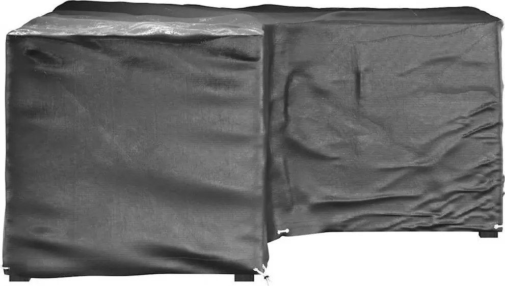 Plachty na zahradní nábytek tvar L 2 ks 12 oček 185x185x90 cm 3155369